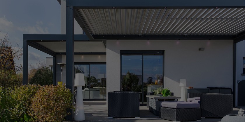 Motorized Smart Pergolas Powered by Somfy
