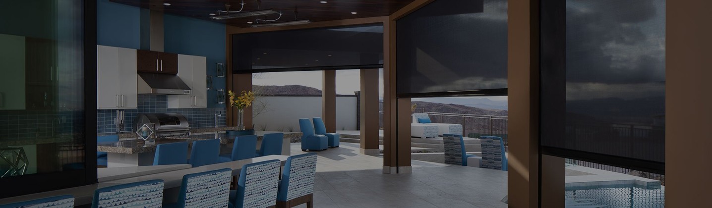 Retractable Motorized Patio Screens: Powered by Somfy