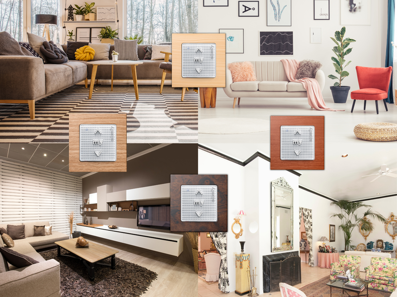 Complement Your Home's Interior Design with Somfy Smoove Wall Switch Frames
