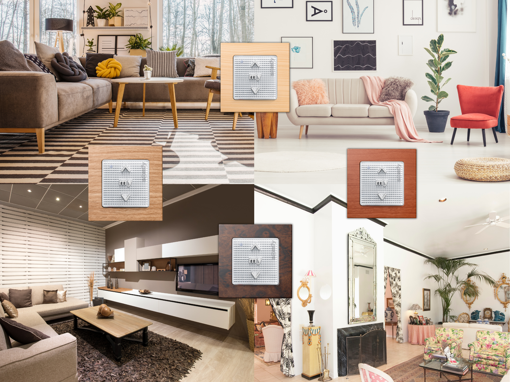 Complement Your Home's Interior Design with Somfy Smoove Wall Switch Frames