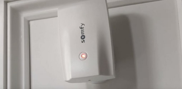 What does the LED on the mylink device mean?